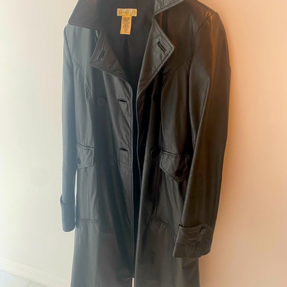 Parallel | Jackets & Coats | Vintage Parallel Leather Coat | Poshmark